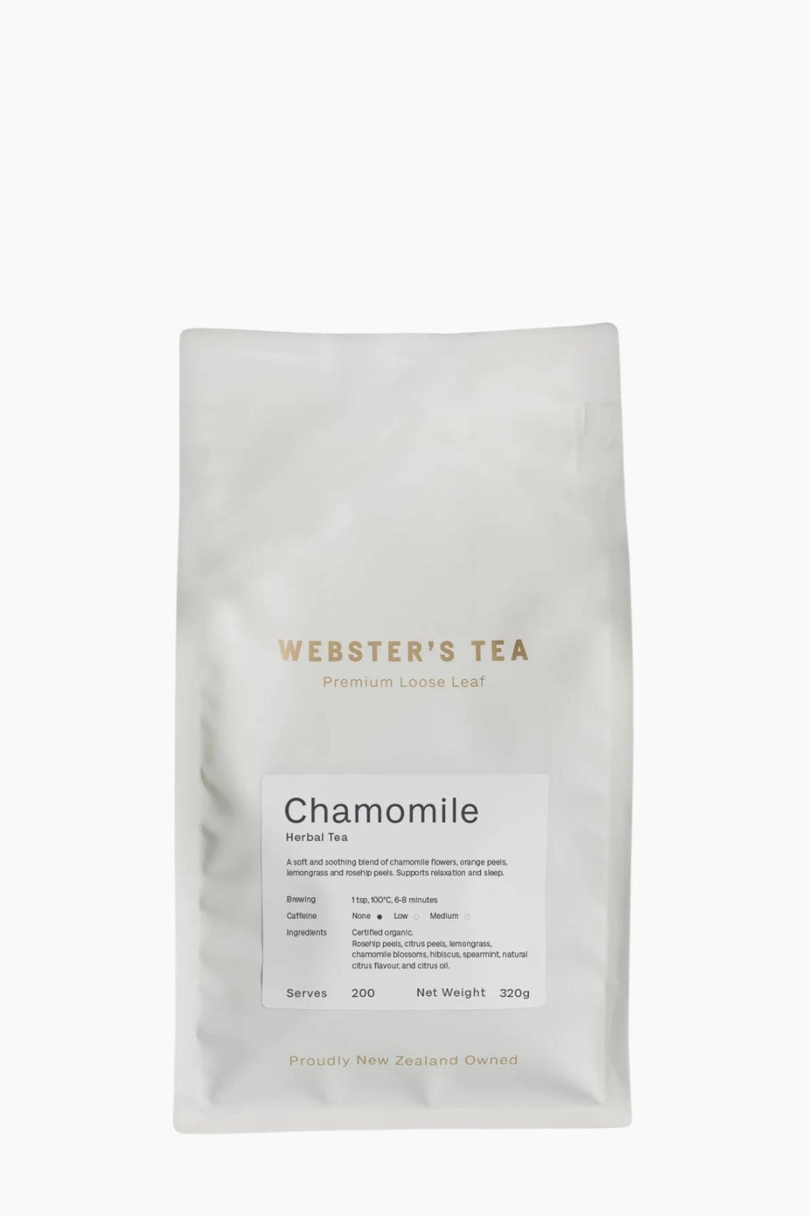 Webster Tea Chamomile– Down to Earth Organics