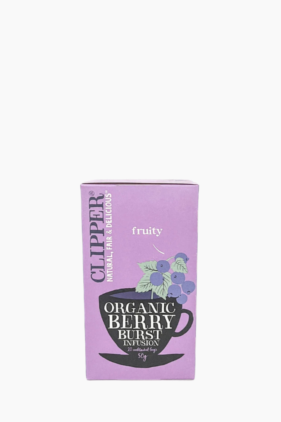 Clipper Organic Tea Berry Burst Infusion 20 Bags– Down to Earth Organics