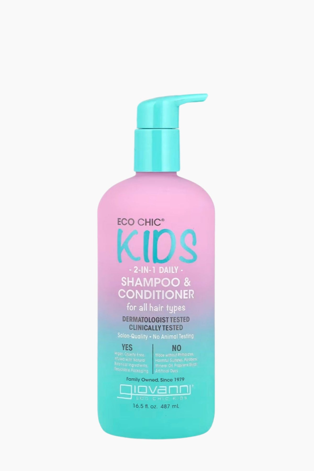 Giovanni Kids 2-In-1 Shampoo & Conditioner 487ml– Down to Earth Organics