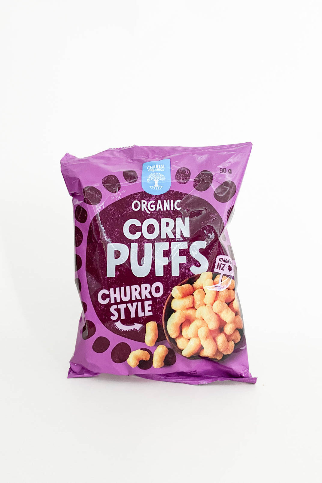 Chantal Organics Corn Puffs Churro Style– Down to Earth Organics