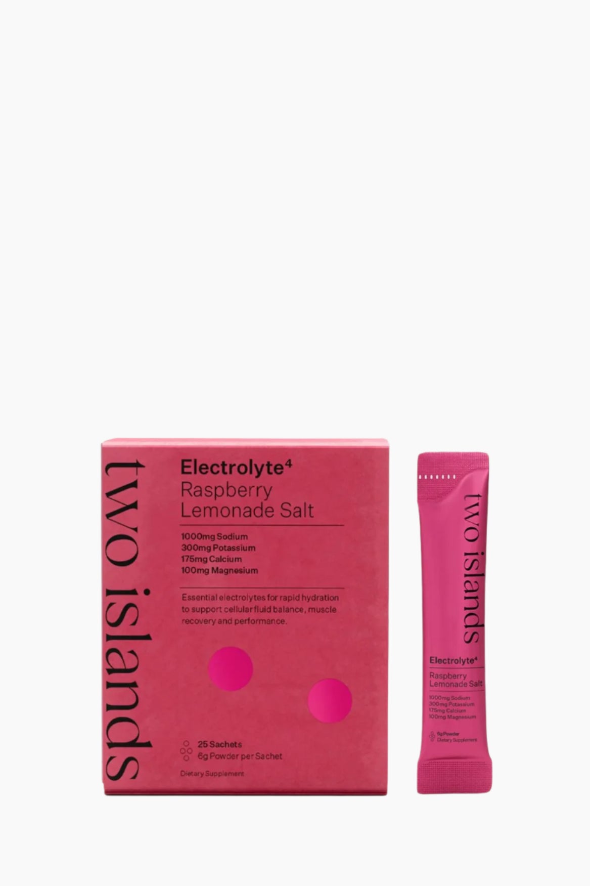 Two Islands Electrolyte Raspberry Lemonade– Down to Earth Organics